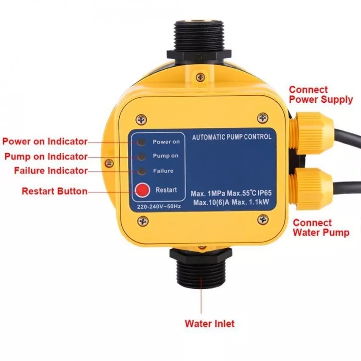 Automatic Water Pump Control/Pressure Switch 1.1KW | Lazada PH