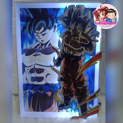 Dragon Ball Goku | Sintra 2D Lighted Wall Mural A4 Size | Lazada PH