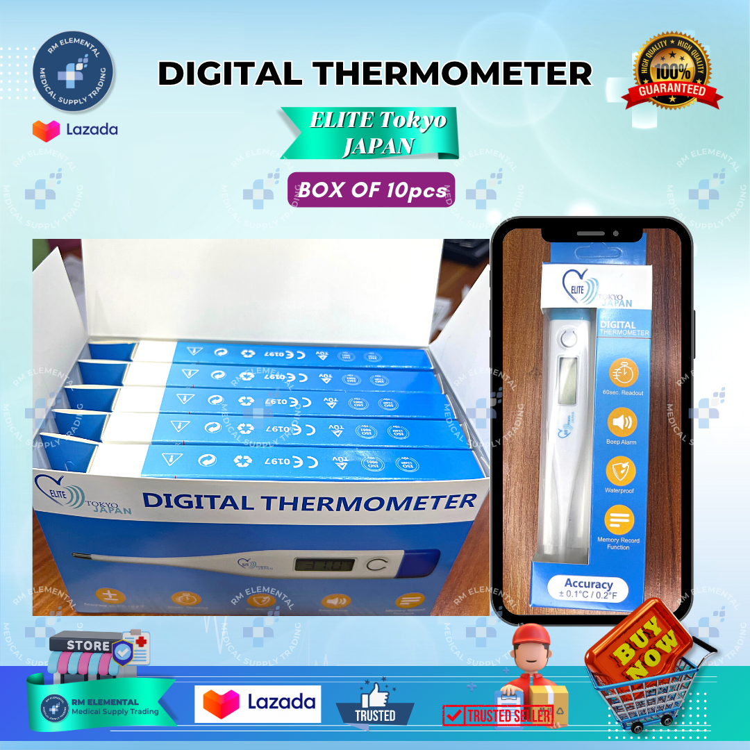 Elite Tokyo Japan Digital Thermometer BOX OF 10 | Lazada PH