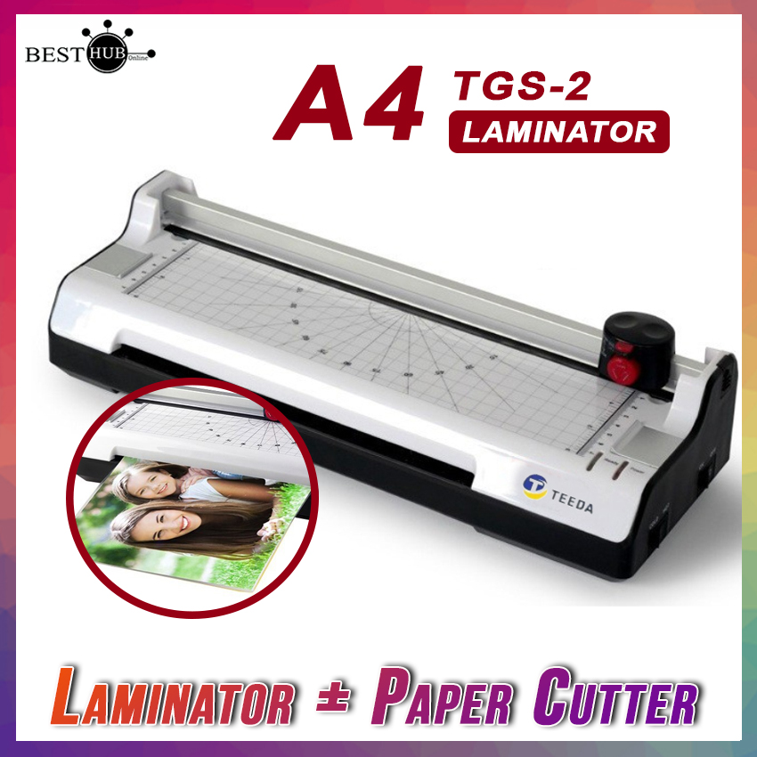 TGS-2 A3/A4 Thermal Laminating Machine Multi-function 2 in 1 Photo Thermal & Cold Laminator ...