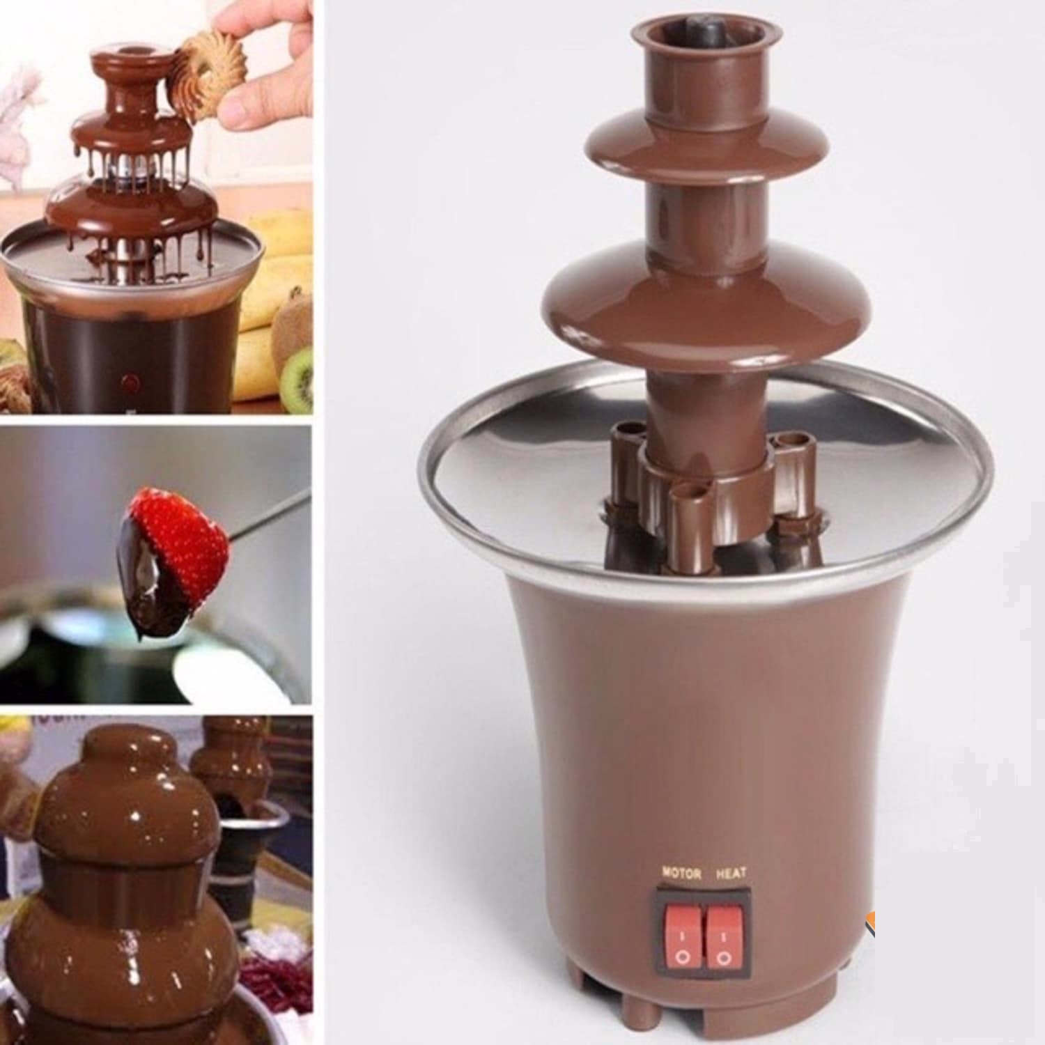 frecy mall Mini Chocolate Fondue Fountain | Lazada PH