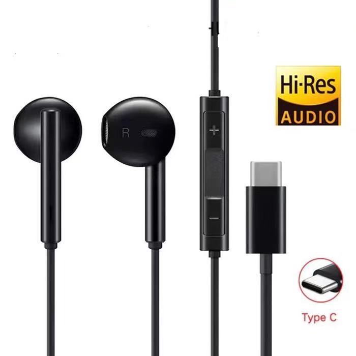 Type C Earphone heaset with mic volume control | Lazada PH