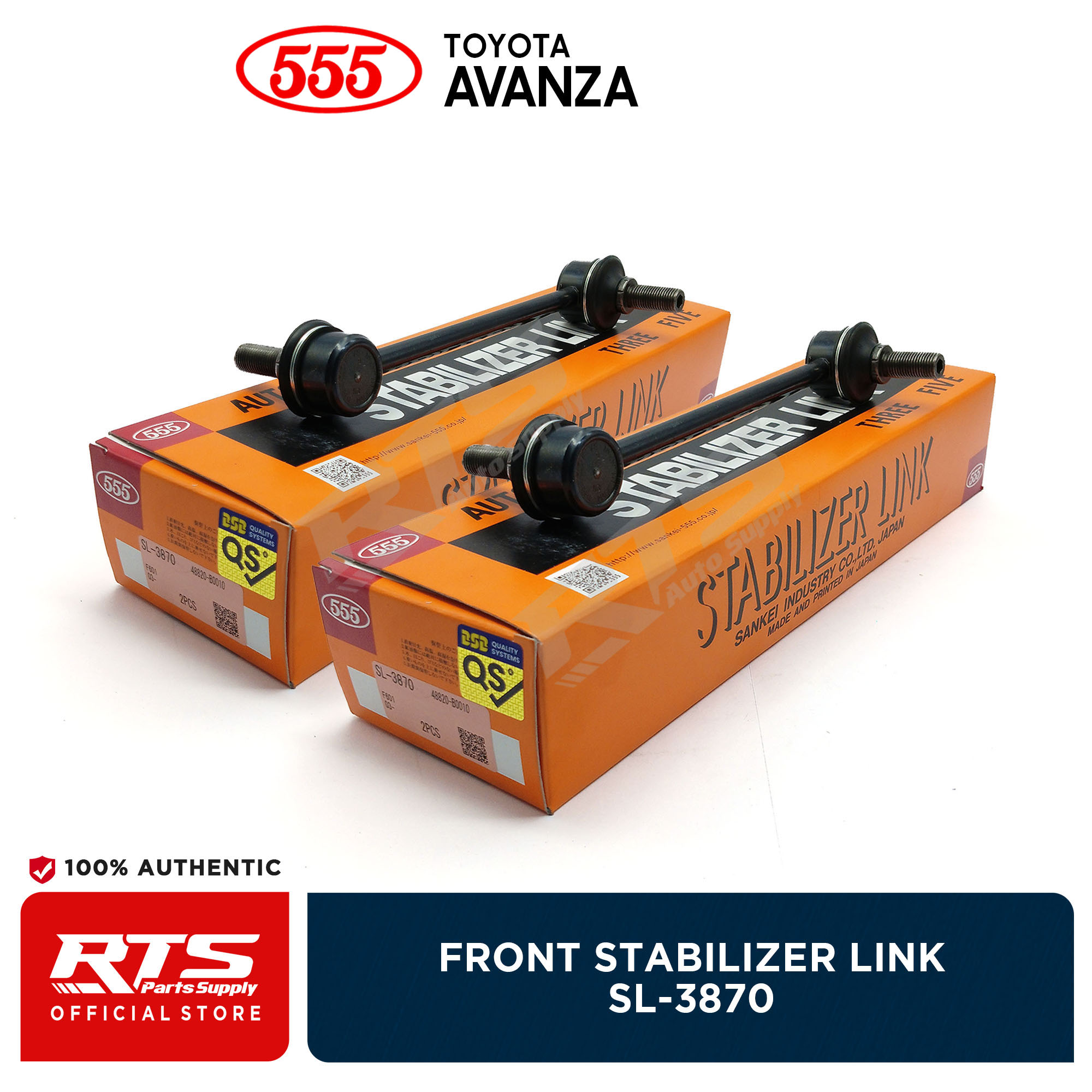 555 SL-3870 Front Stabilizer link Toyota Avanza ( BZ080 ) 06 - 21 / ...