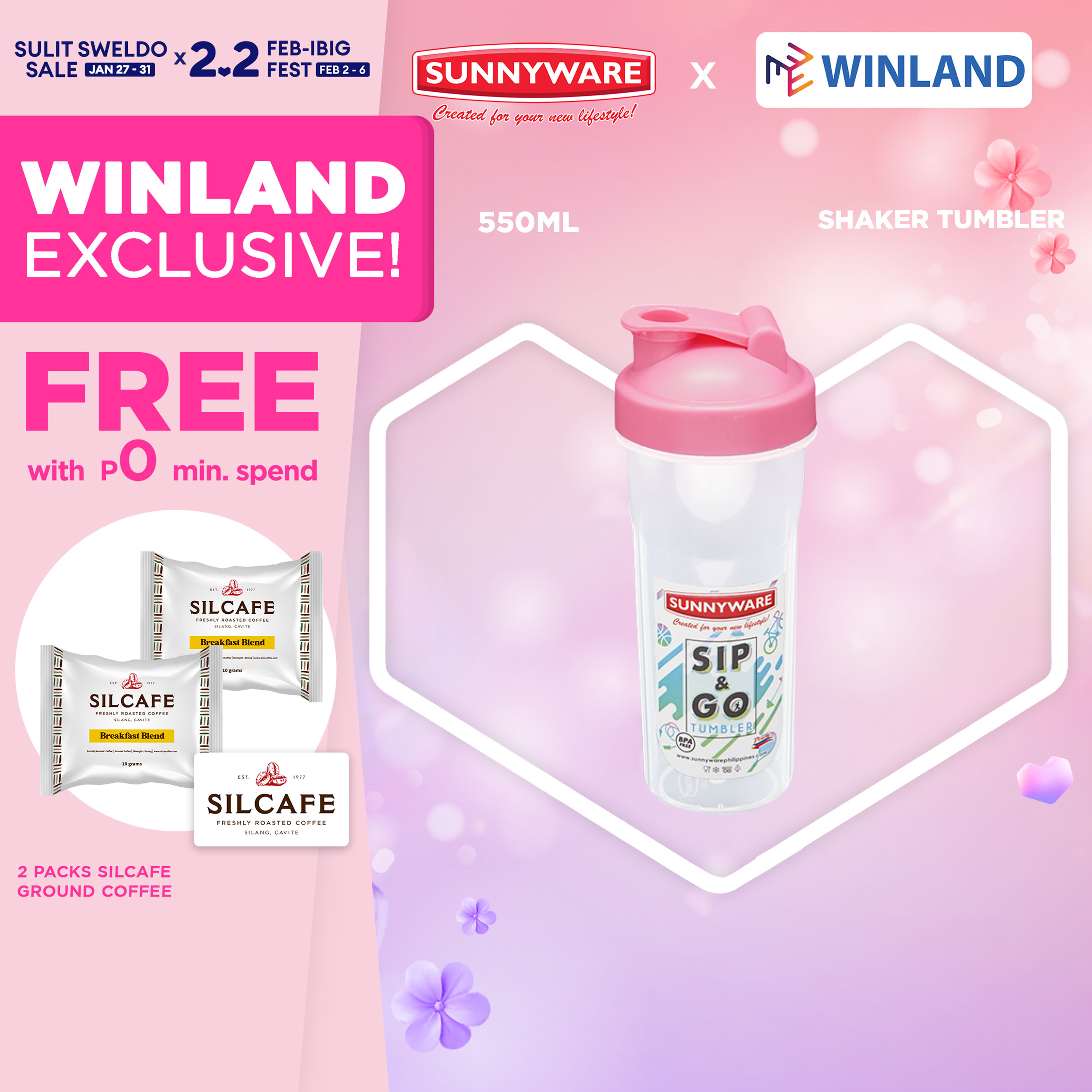 SUNNYWARE by Winland 550ml | 0.55Liters Washable & Reusable Plasticware ...