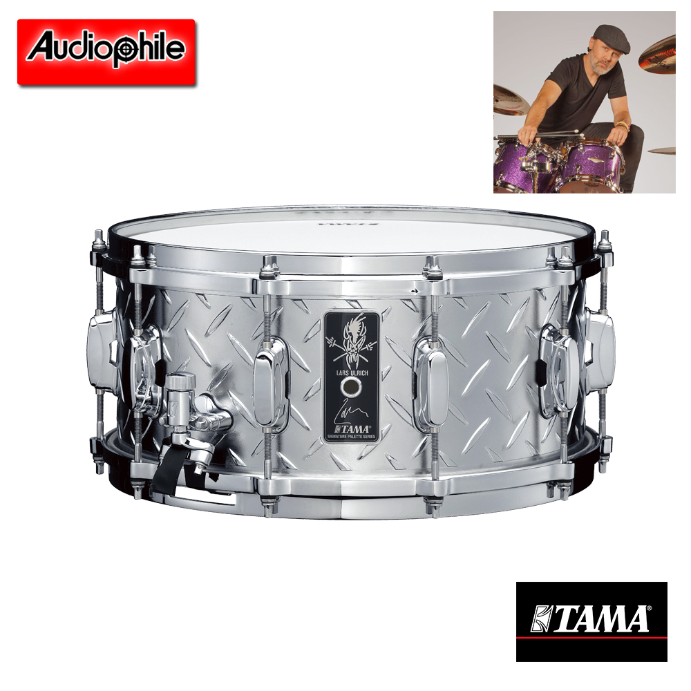 TAMA LARS ULRICH SNARE LU1465N DIAMOND PLATE STEEL | Lazada PH