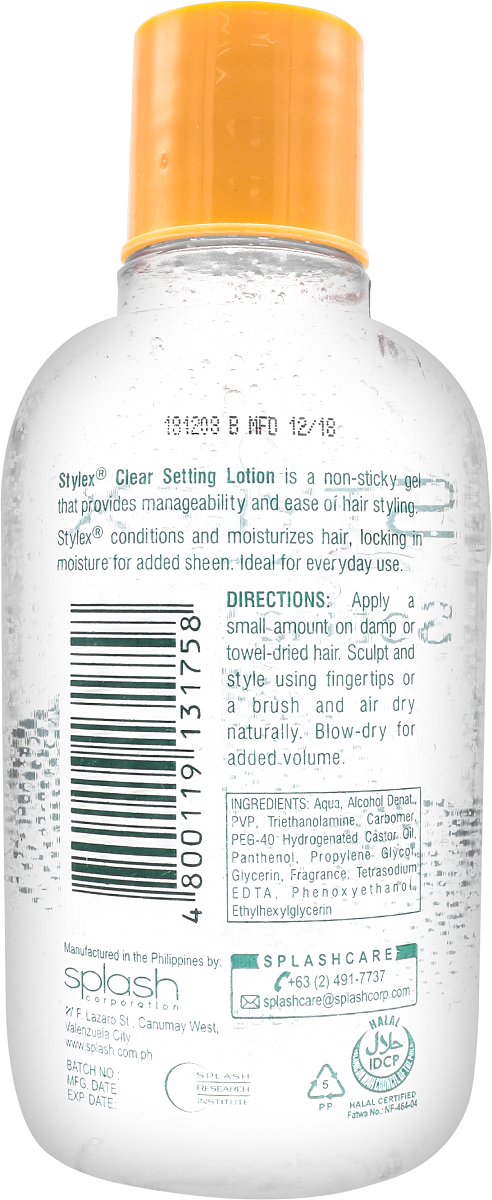 STYLEX SETTING LOTION CLEAR 250G | Lazada PH