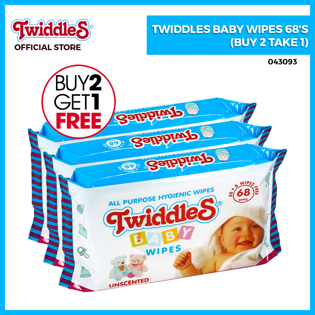 Twiddles Baby Wipes 68s (Buy 2, Take 1) | Lazada PH