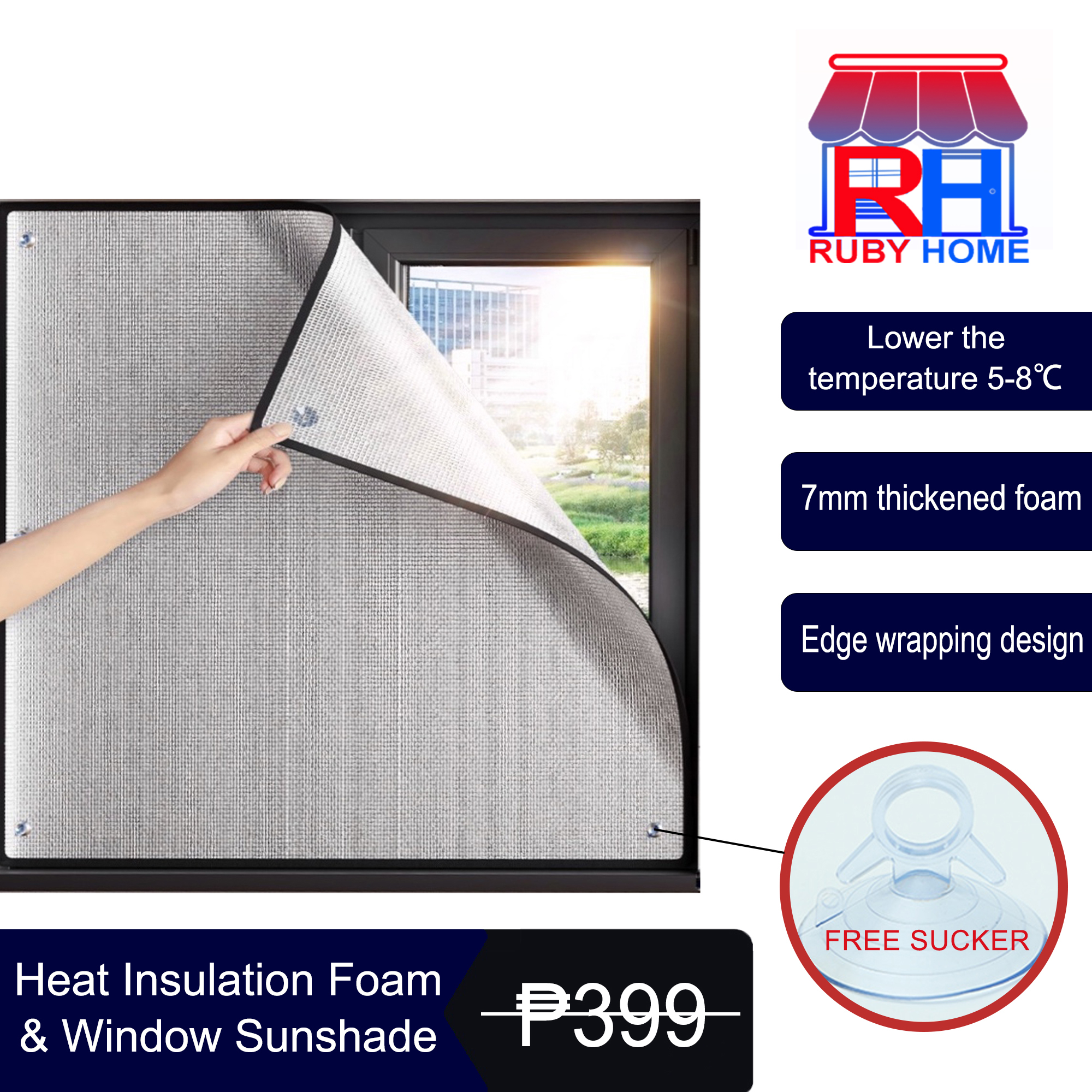 7mm Window Cover for sunlight Window Sunshade Waterproof Window ...