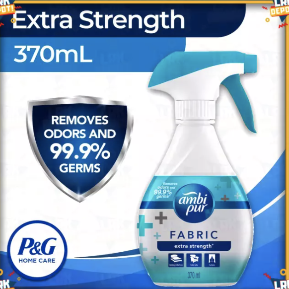 Ambi Pur Fabric Refresher and Antibac Spray Extra Strength Fabric ...