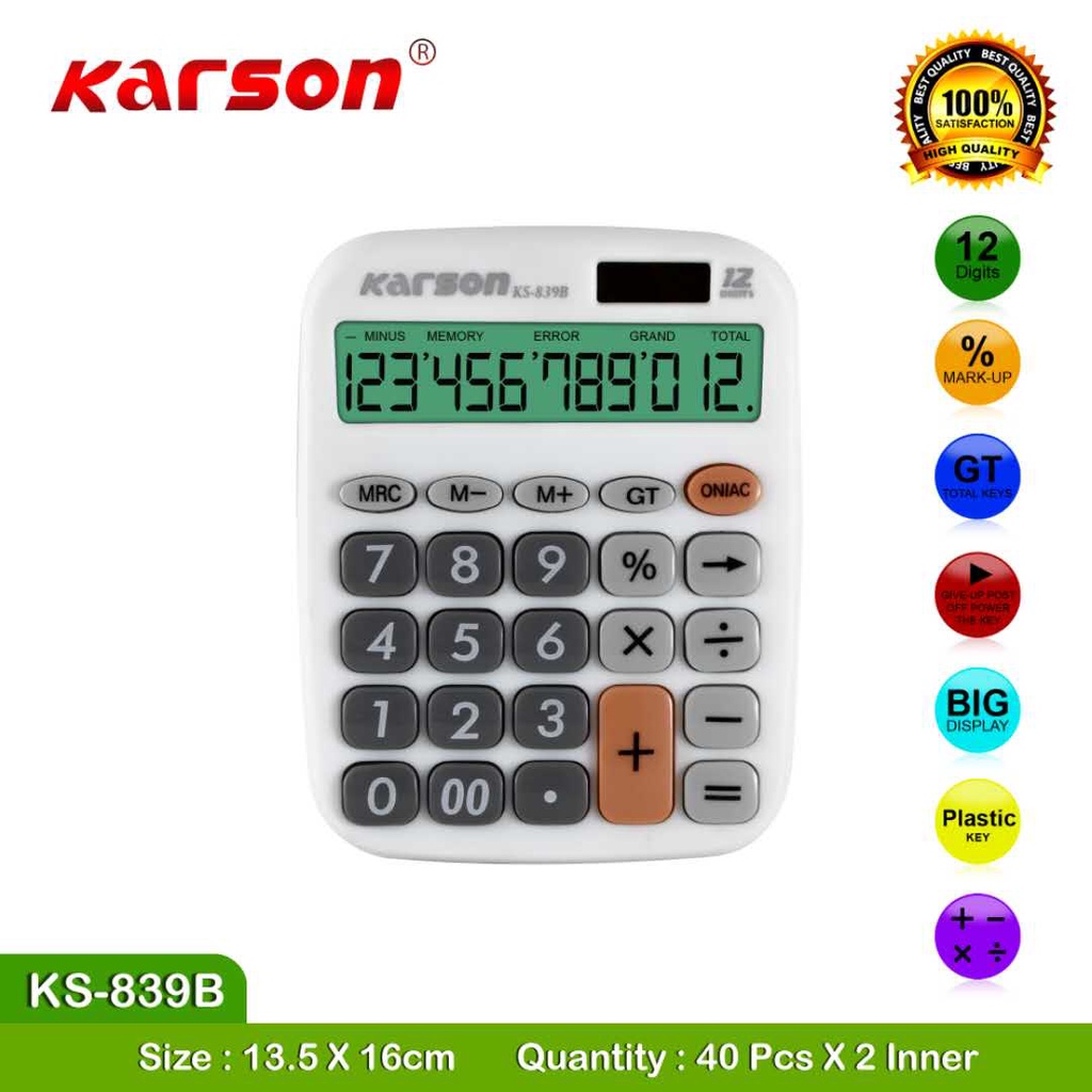 Karson Scientific Calculator Engineering Function Calculator Large ...