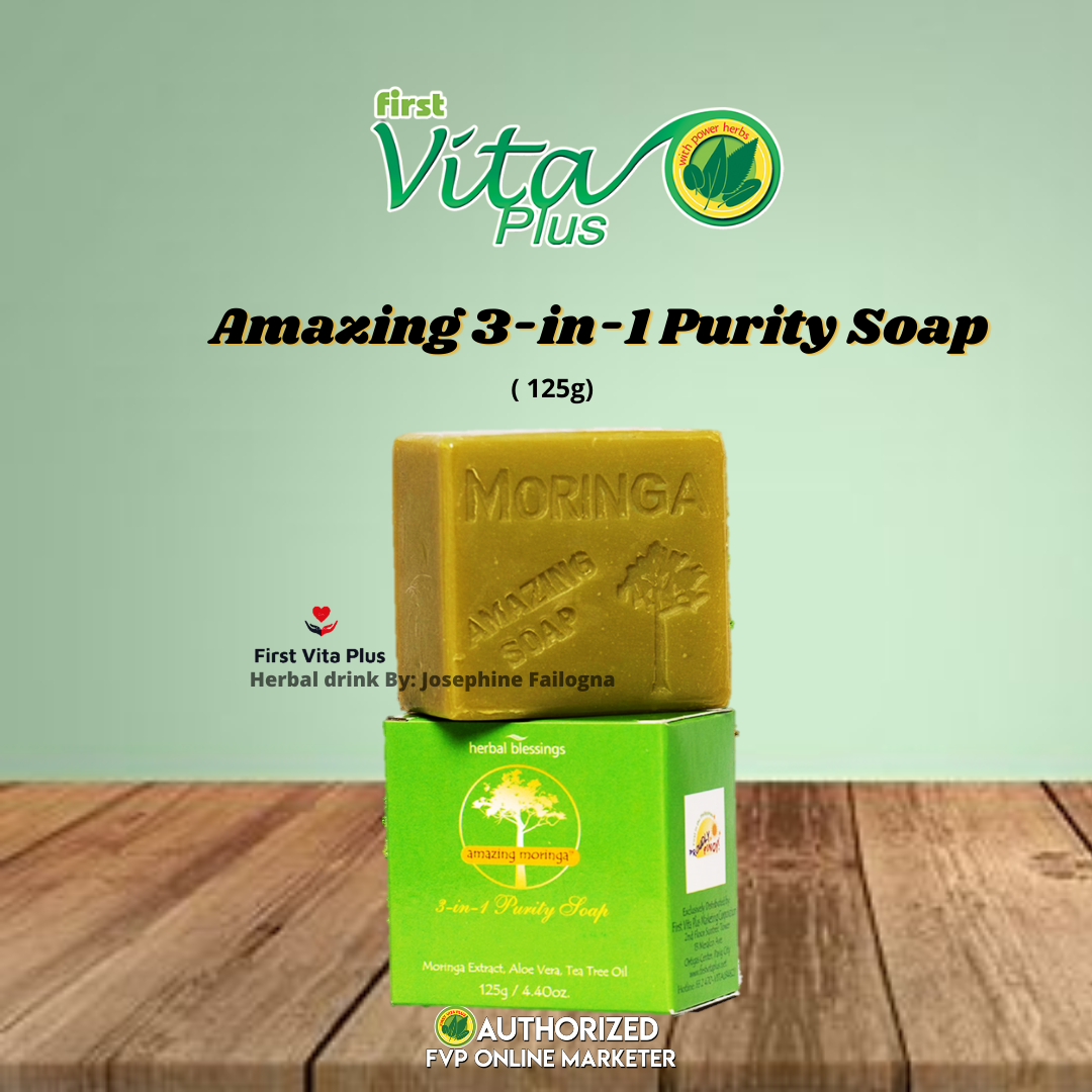 Moringa Amazing 3-in1 Purity Soap 125g | Lazada PH