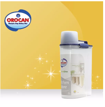 OROCAN 2KG Cereal Dispenser, Laundry Powder Container Food Storage ...