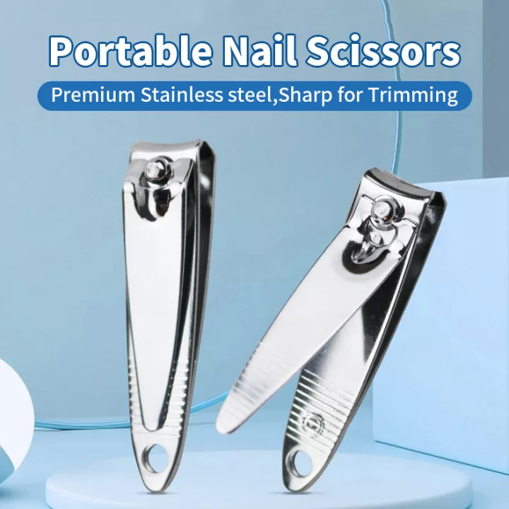 【COD】Nail Clipper Compact Mini Nail Cutter with Curved Blades | Lazada PH