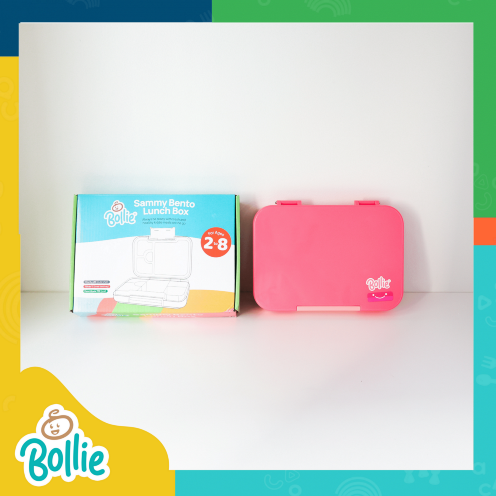 Bollie Baby Sammy Bento Lunch Box with 6 Compartments | Lazada PH