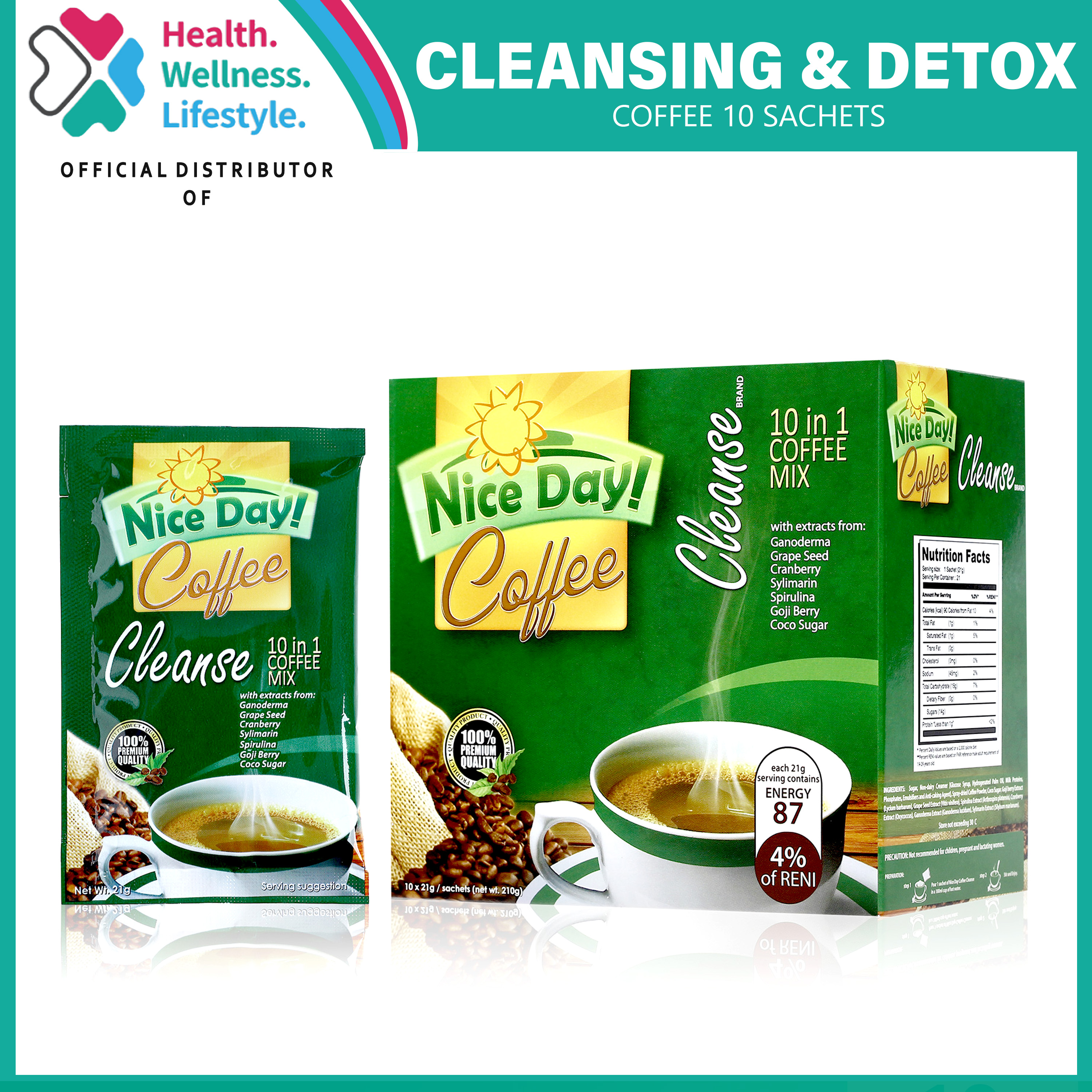 Nice Day Coffee Cleanse 1 Box 100g | Lazada PH
