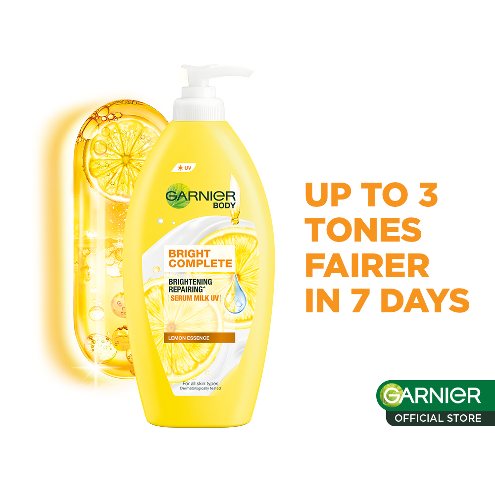 Garnier Bright Complete Body Lotion (400ml/800ml)- Brightening, Body ...