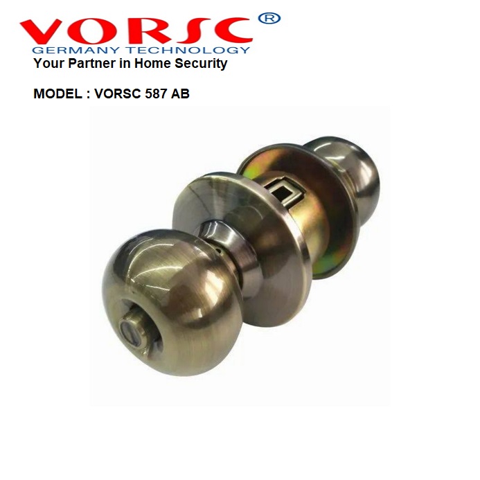 Amerilock Door knob Lockset Stainless Steel with Key | Lazada PH