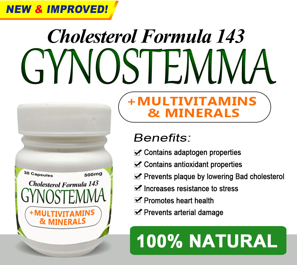 CHOLESTEROL FORMULA 143 GYNOSTEMMA CAPSULES | Lazada PH