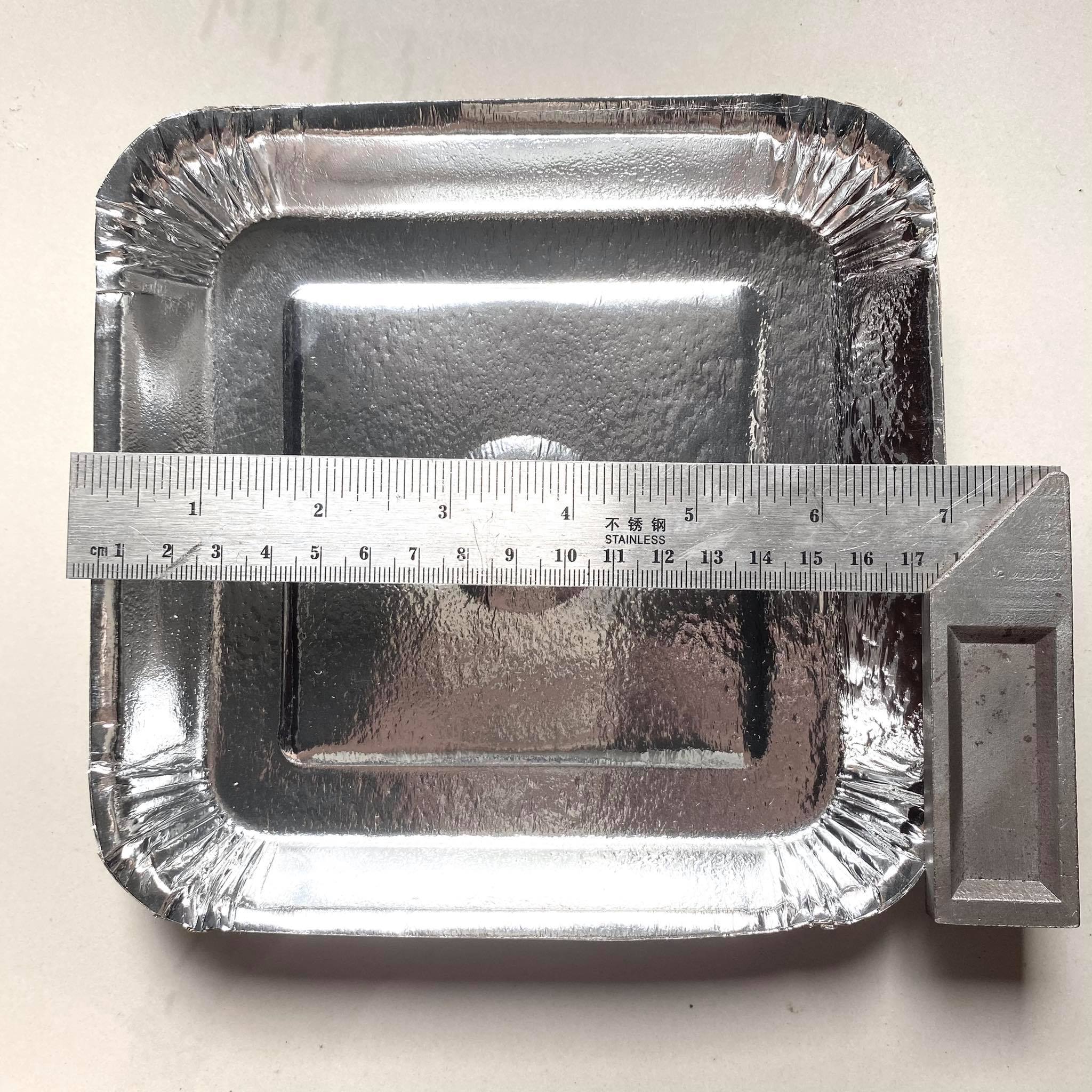 40 pcs Disposable Square Paper Plate for Dessert Kikiam, FIshball ...