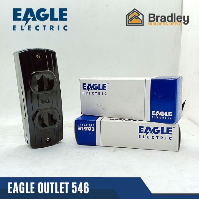 Eagle Heavy Duty Outlet Duplex Parallel Receptacle #546 | Lazada PH