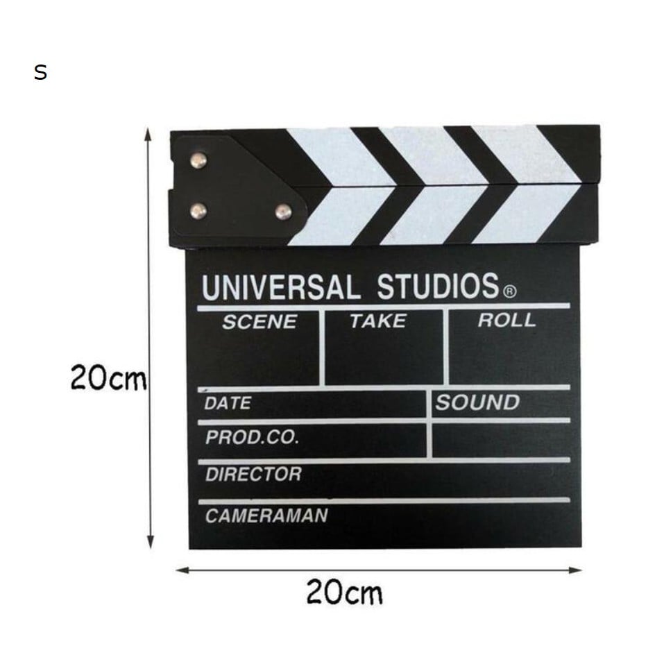 Home Deco Clapboard Director Film Movie Cut Action Scene Slateboard ...
