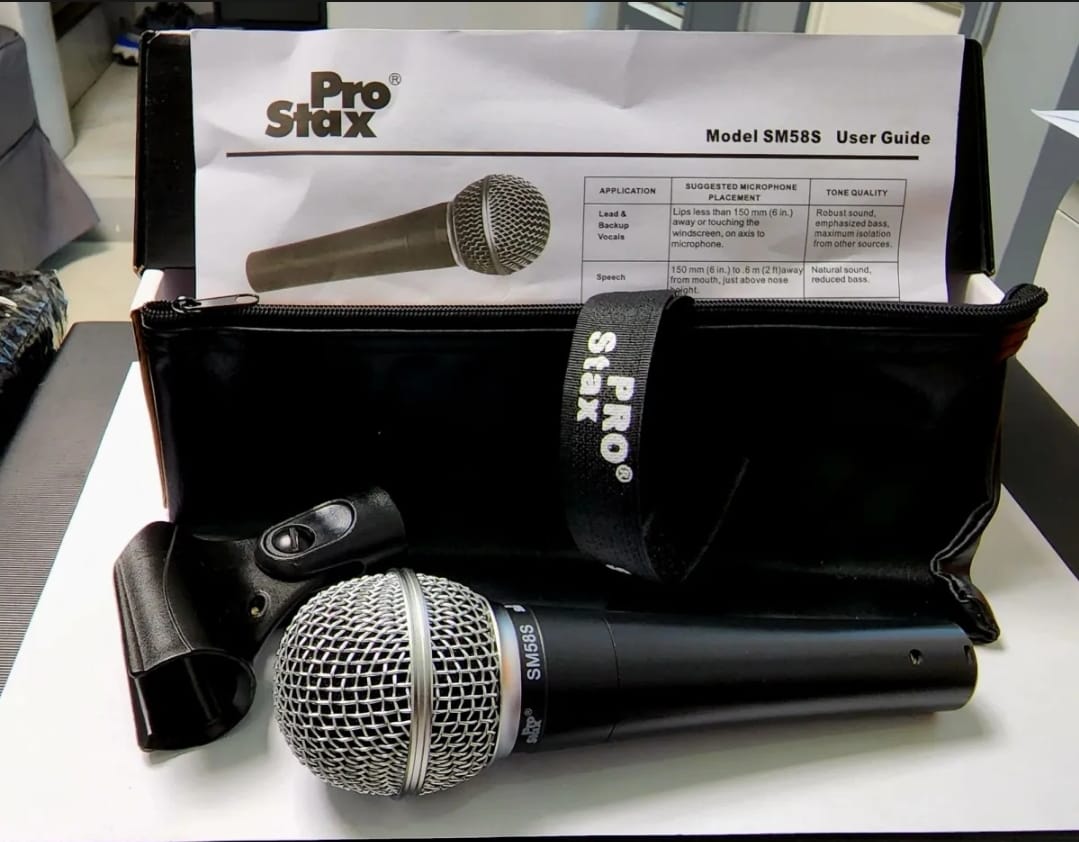 Prostax SM58S wired microphone | Lazada PH