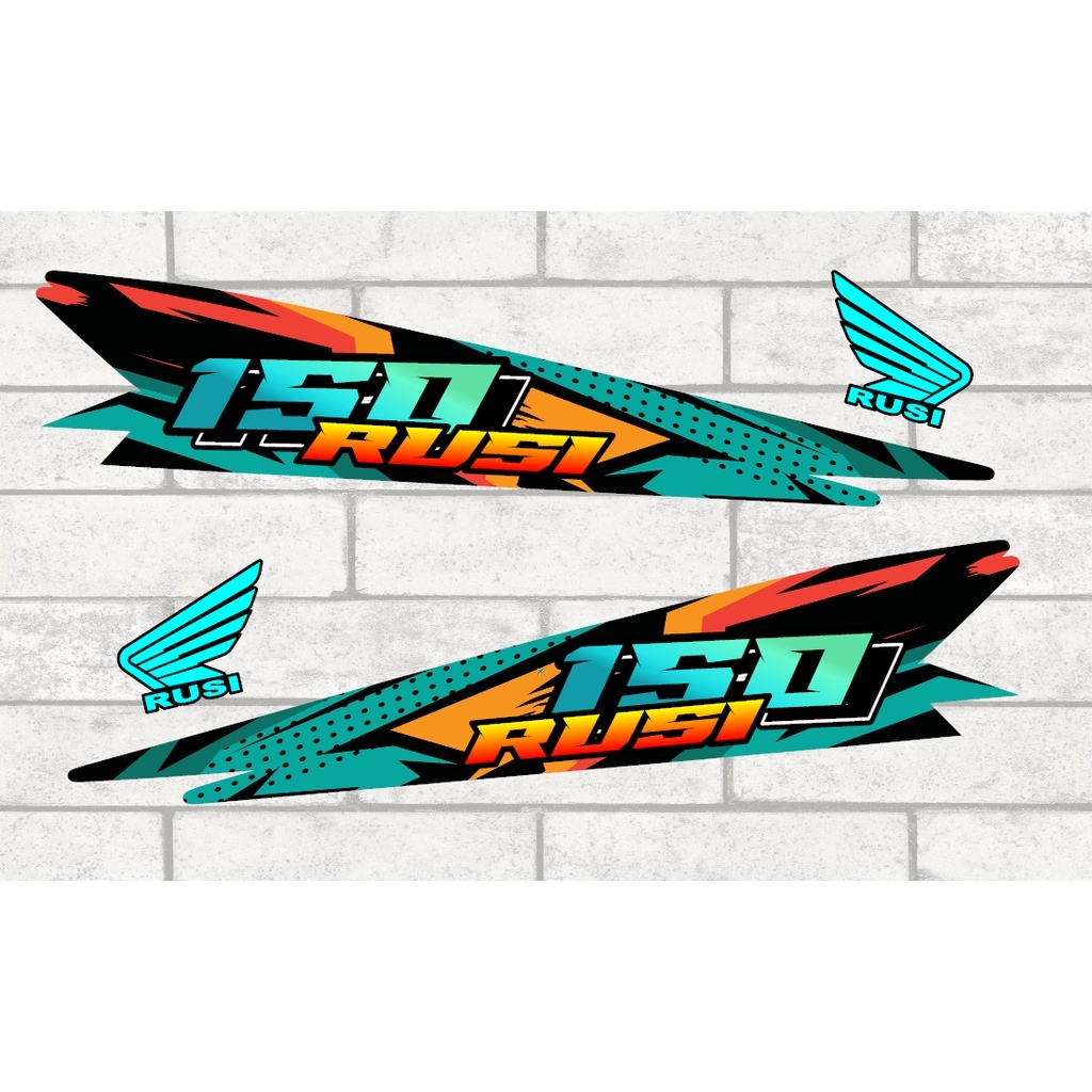 moto RUSI TC 150 DESIGN 2 DECALS | Lazada PH