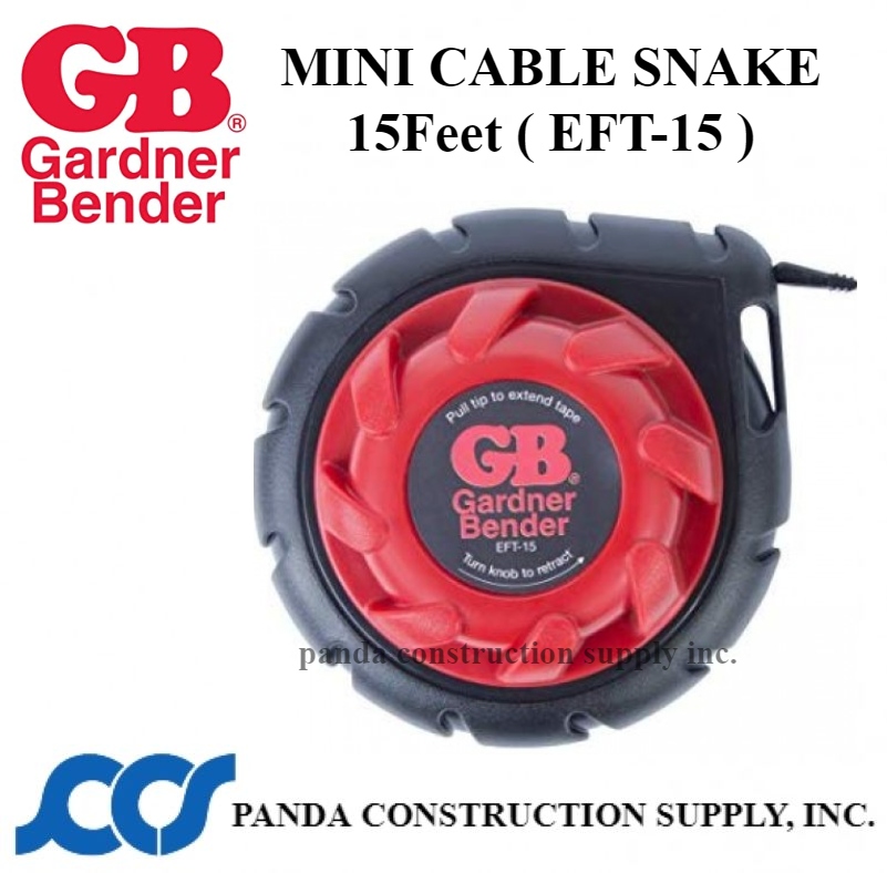 "GB" Mini Cable Snake (Fish Tape) 15feet long. | Lazada PH