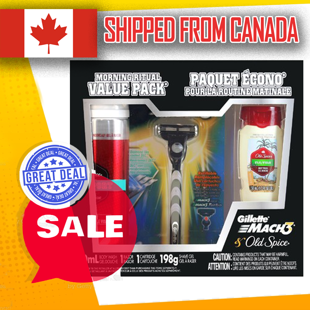 Gillette Mach 3 & Old Spice Morning Ritual Value Pack | Lazada PH