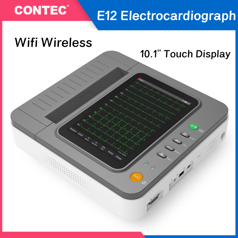 CONTEC E12 New ECG Machine Digital 12 Channel 12 Lead EKG ...