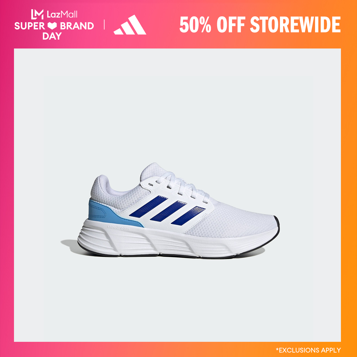 adidas Running Galaxy 6 Shoes Men White IE8141 | Lazada PH