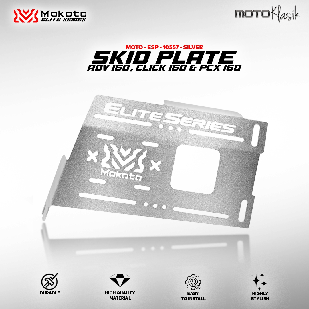 MOKOTO ELITE SERIES HONDA ADV 160, PCX 160, CLICK 160 CNC SKID PLATE ...