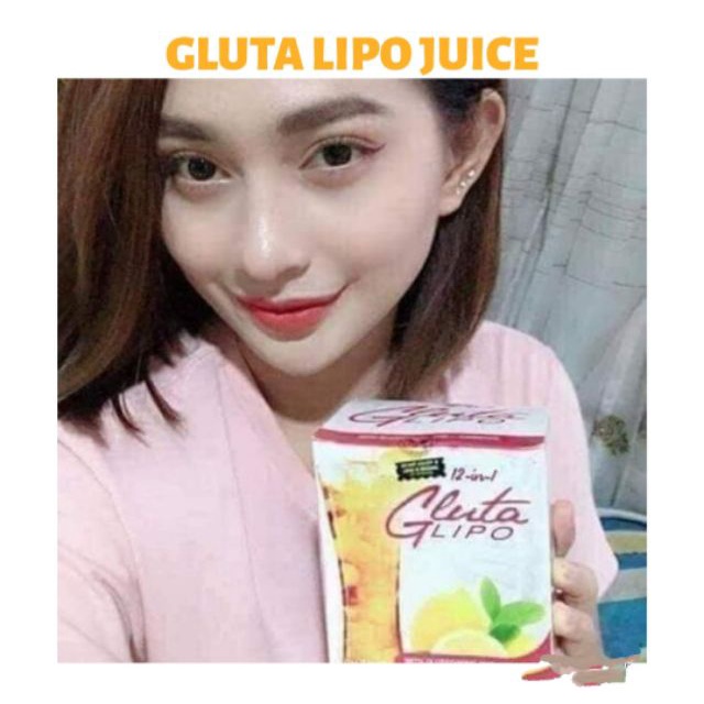 Gluta Lipo Juice Drink 12 in 1 Juice Drink - 10 Sachets per box 100% ...