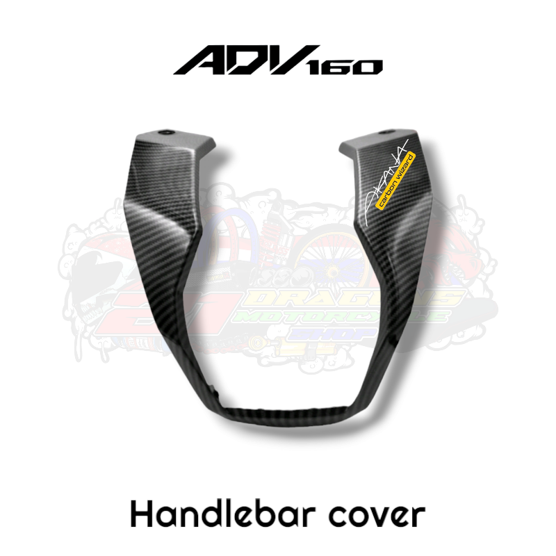 Honda ADV160 Handlebar Cover Carbon with akana sticker | Lazada PH