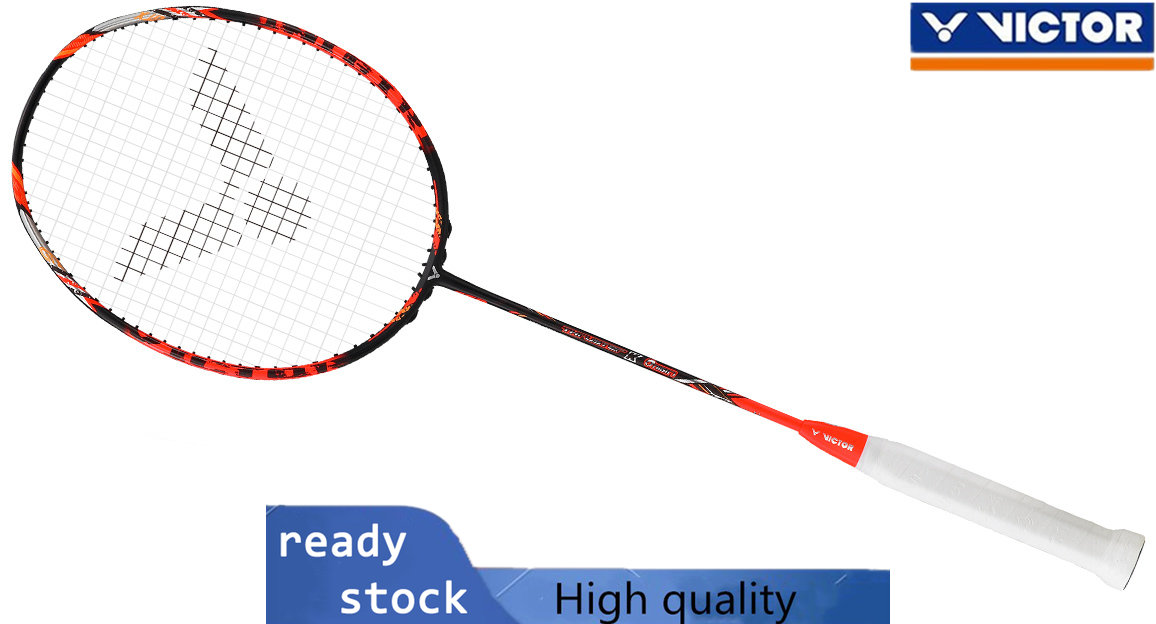 Original Victor THRUSTER K ONIGIRI Red Badminton Racket 100% Carbon ...