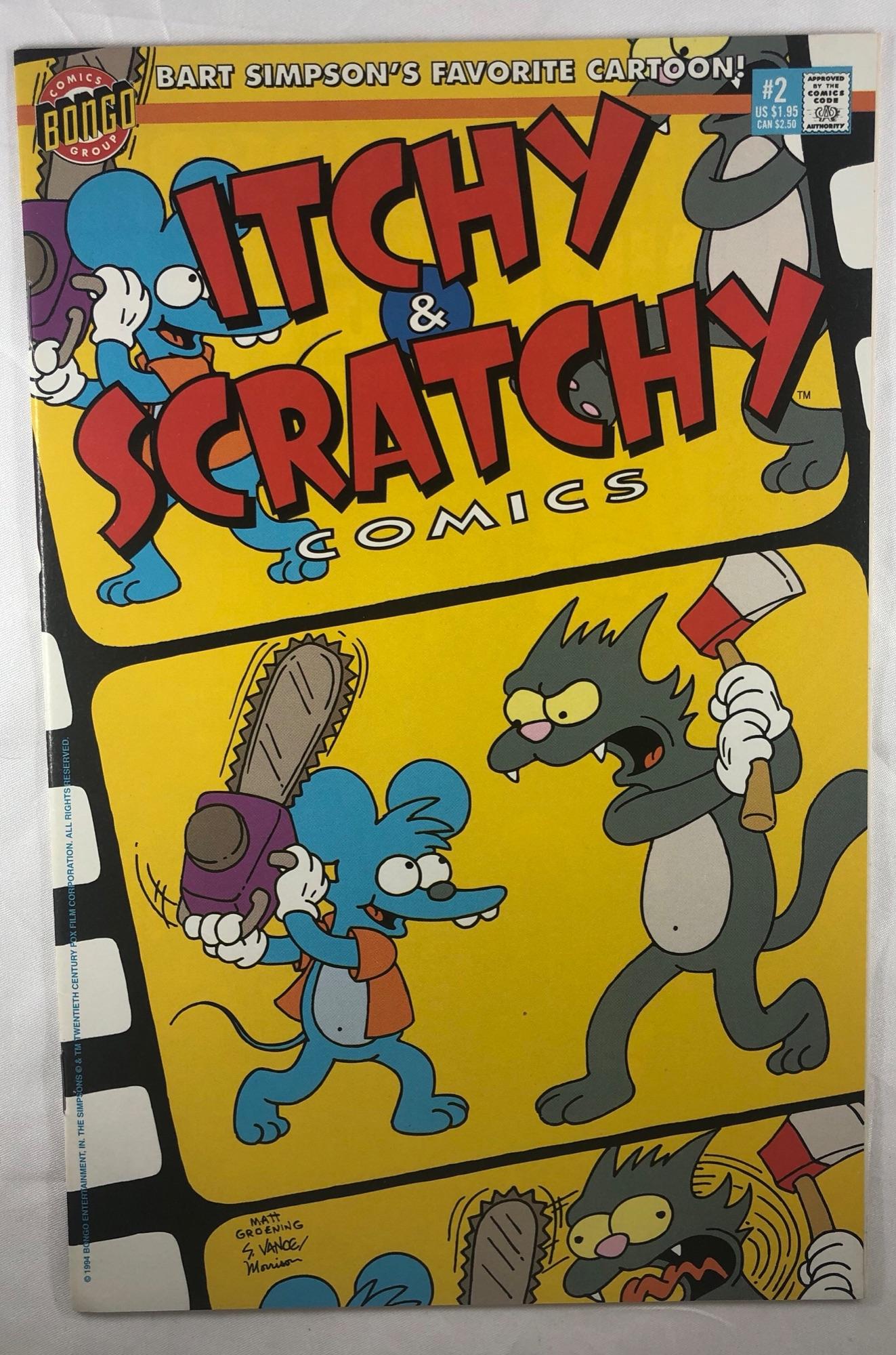 Itchy And Scratchy Coloring Pages