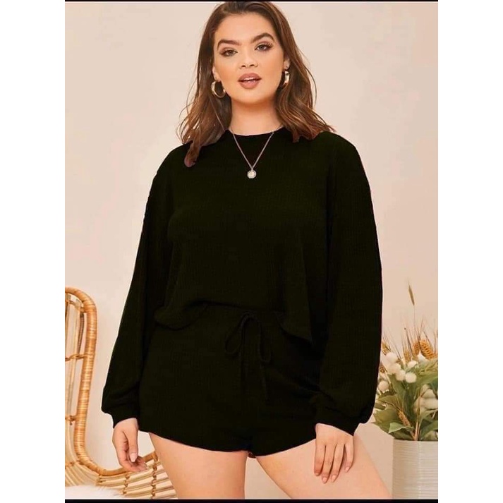 MyFashionShop | CASSANDRA Knitted Long Sleeve Terno Coordinates Set for ...