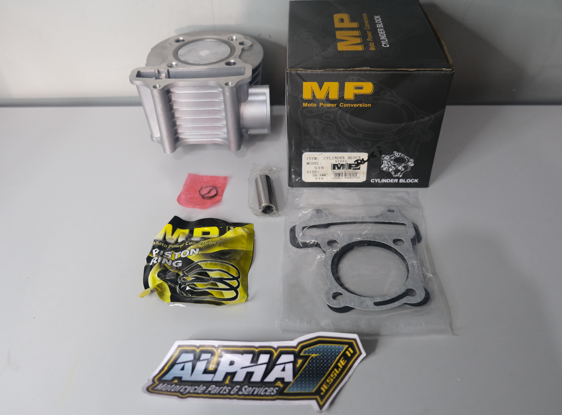 MP CYLINDER BLOCK RUSI GY6 52.4MM | Lazada PH