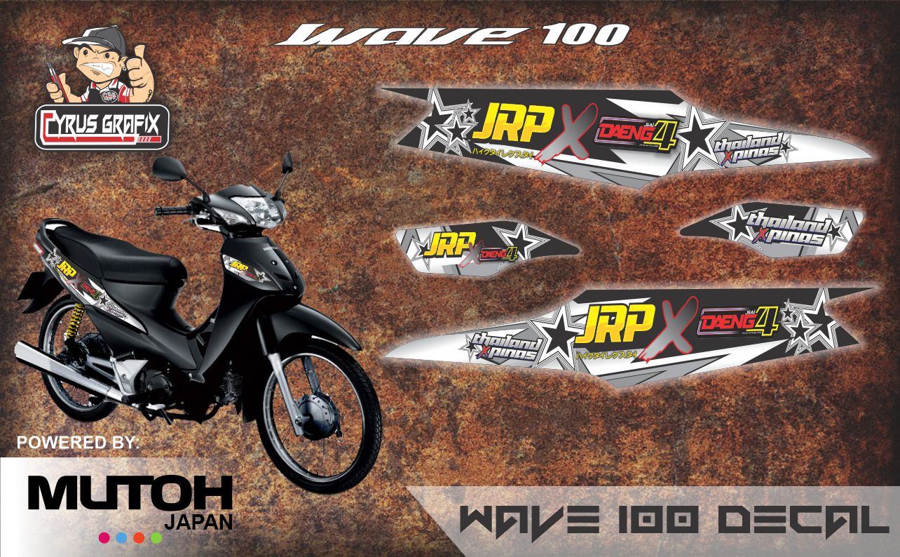 HONDA WAVE 100 DECALS | Lazada PH