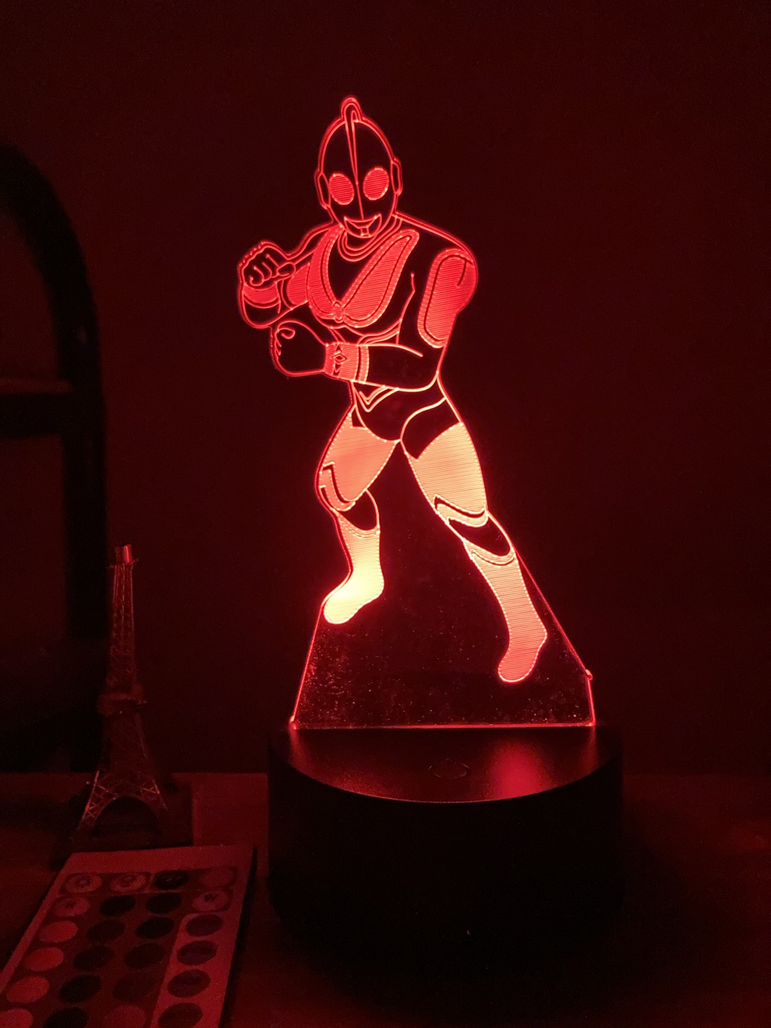 Anime Detective Conan Goku Tanjiro Demon Slayer Ultraman 3D Acrylic LED ...