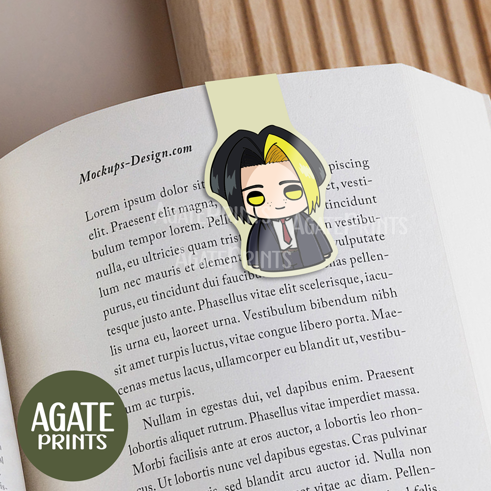 Mashle: Magic and Muscles Chibi Magnetic Bookmark | Mashe Burnedead ...