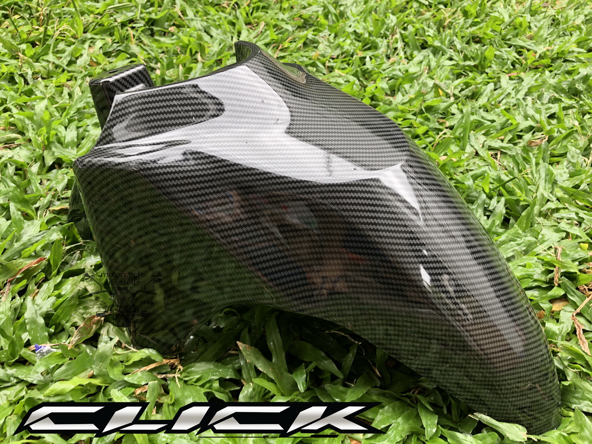 Honda Click Front Fender(Carbon Hydrodip) | Lazada PH