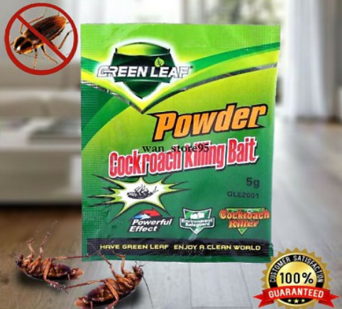 Green leaf Powder Cockroach Bait Pest and Bug Killer | Lazada PH