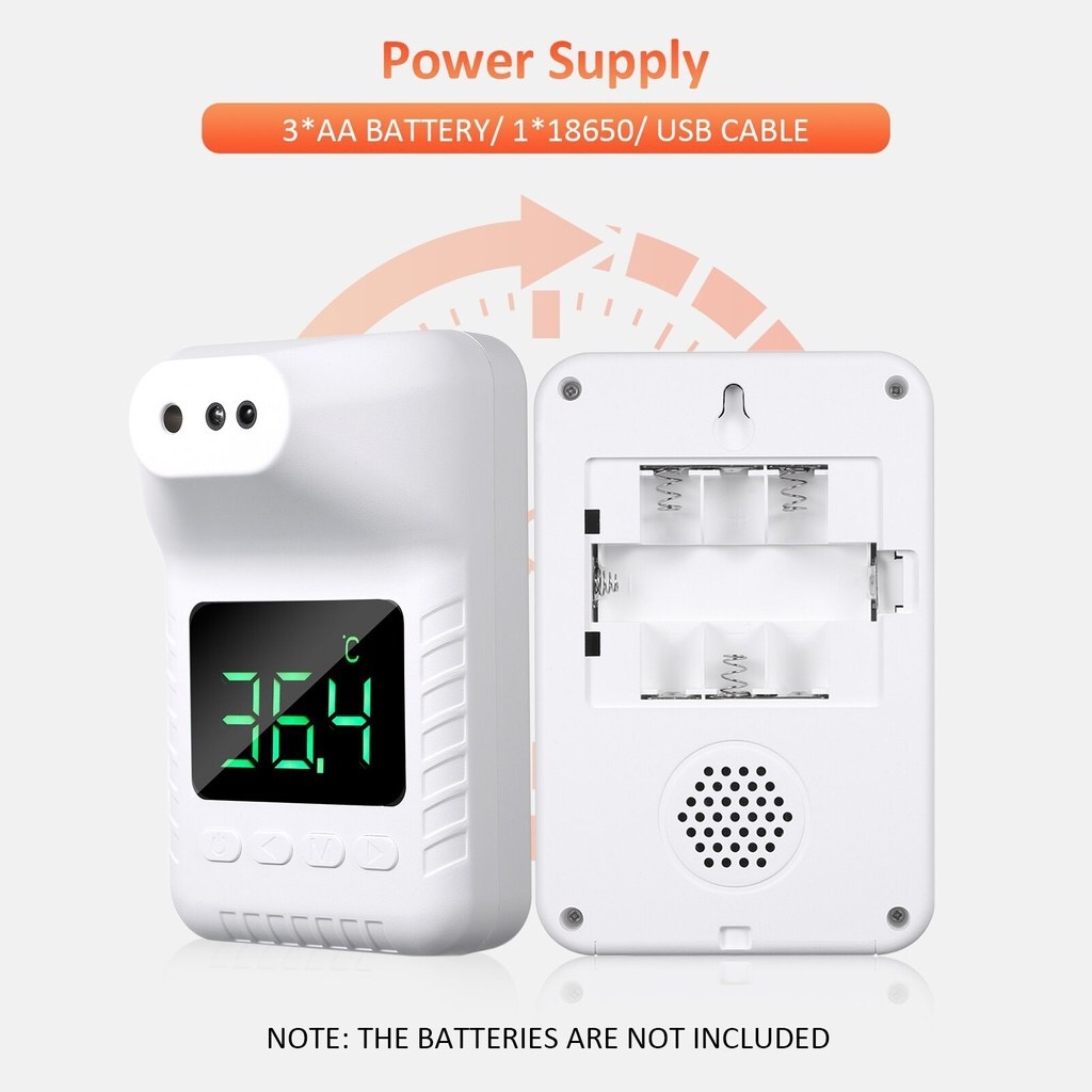 【COD】Thermal scanner K3/X Wall Mount Thermometer Automatic Infrared ...