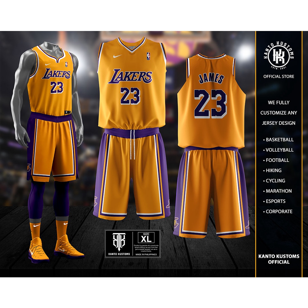 Kanto Kustoms NBA City Edition Collection “Lakers NBA CUT” Basketball ...