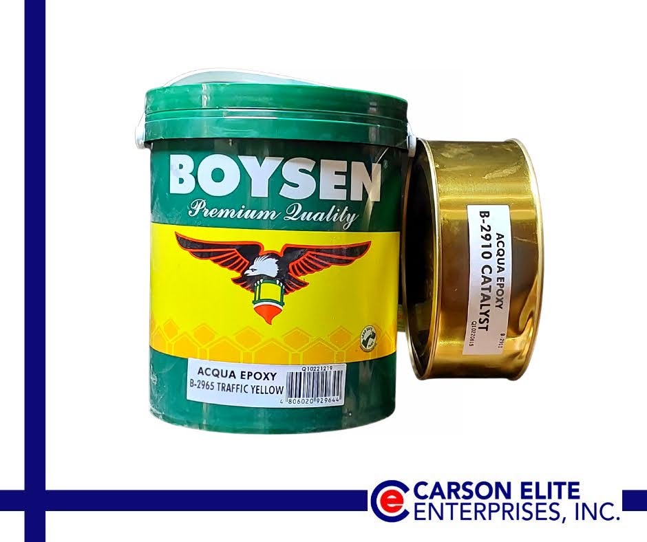 BOYSEN Acqua Epoxy - B-2965 Traffic Yellow 4 Liters (Gallon) | Lazada PH