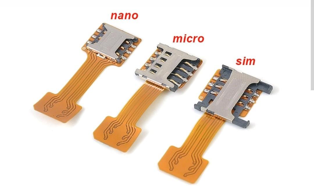 Hybrid Double Dual SIM Card Adapter Extender 2 Nano and Android SIM ...