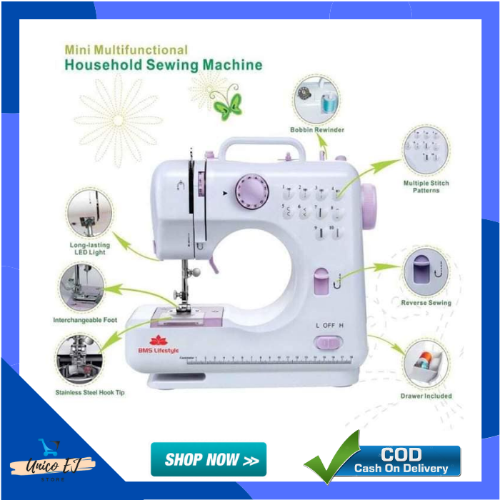 Unico. Portable Sewing Machine 12 Stitch Sewing Machine Desk stop ...