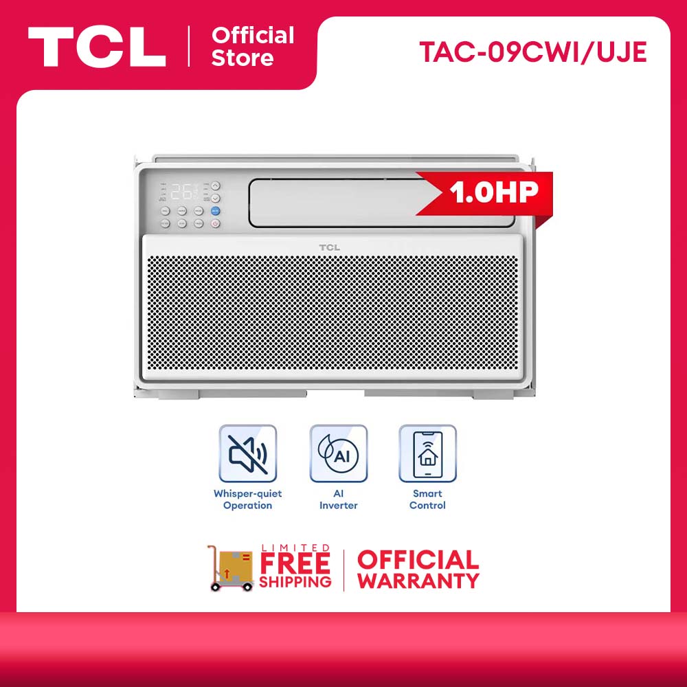 TCL 1.0 HP Aircon Window Type Smart Air-conditioner TAC-09CWI/UJE ...