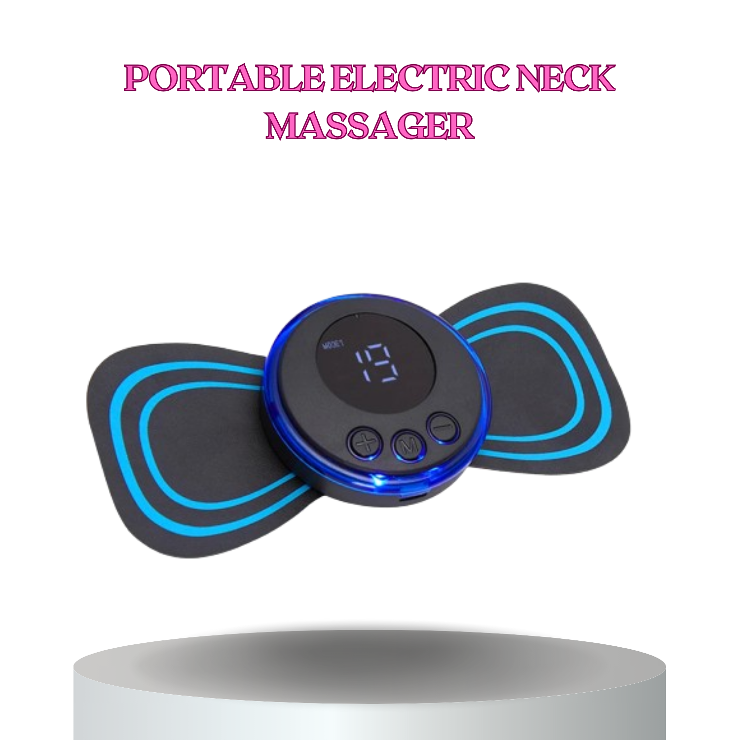 Electric Neck Massager Pain Relief Body Massage EMS Cervical Spine ...
